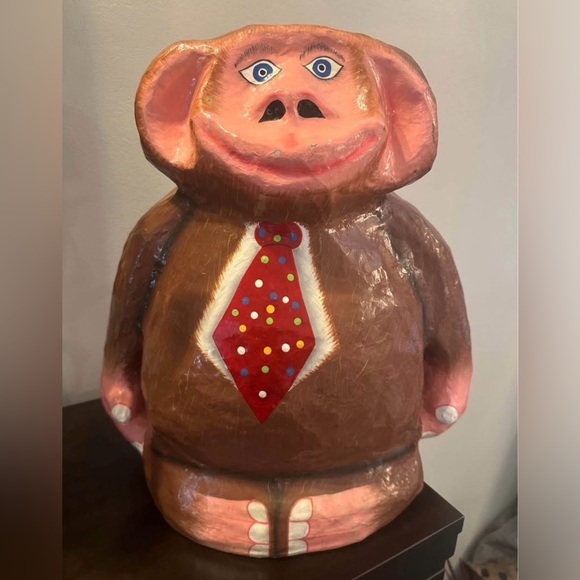 Vintage | Accents | Vintage Paper Mache Monkey Sculpture Art | Poshmark